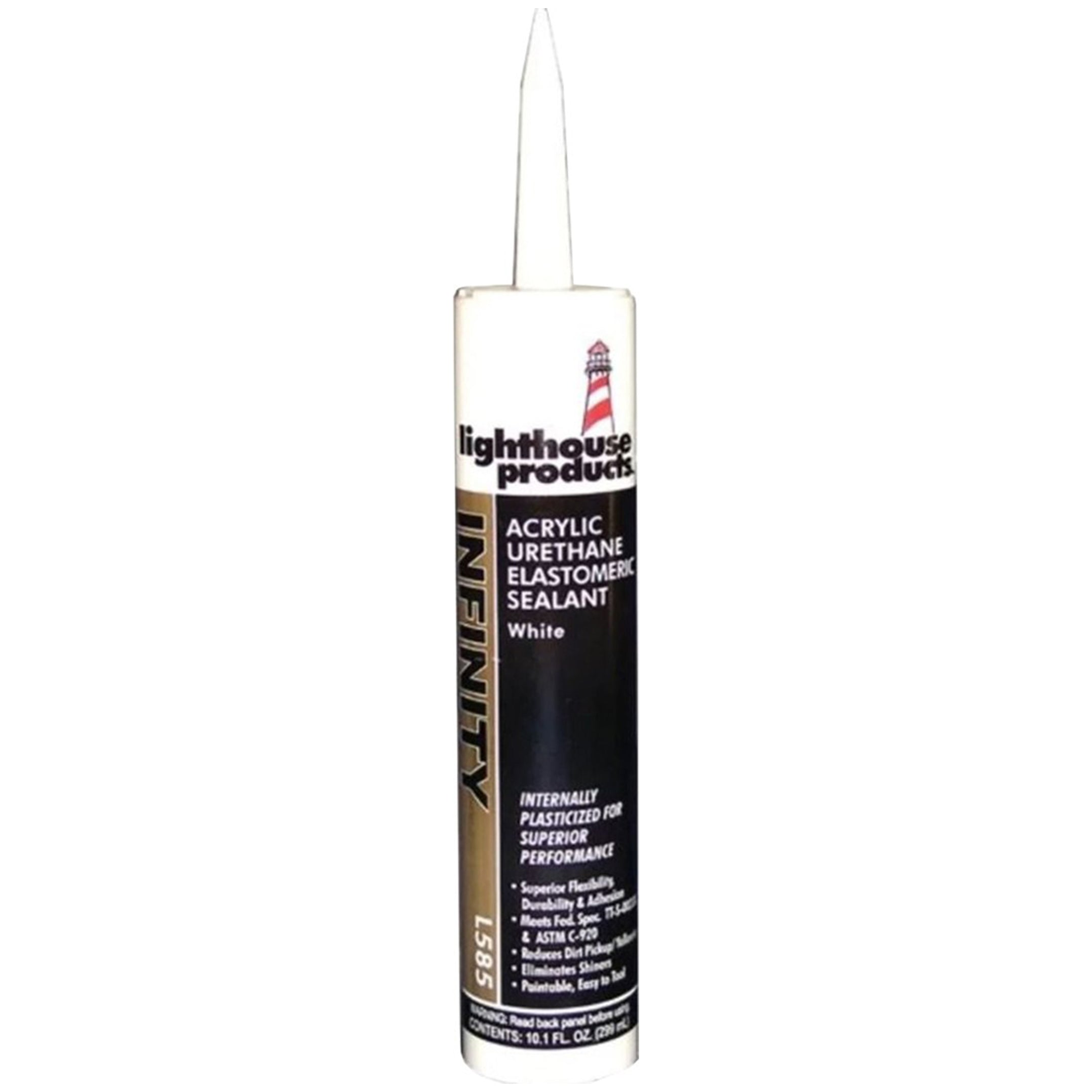 Lighthouse L585-1 10.3 oz. White Infinity Acrylic Urethane Sealant (12 ...