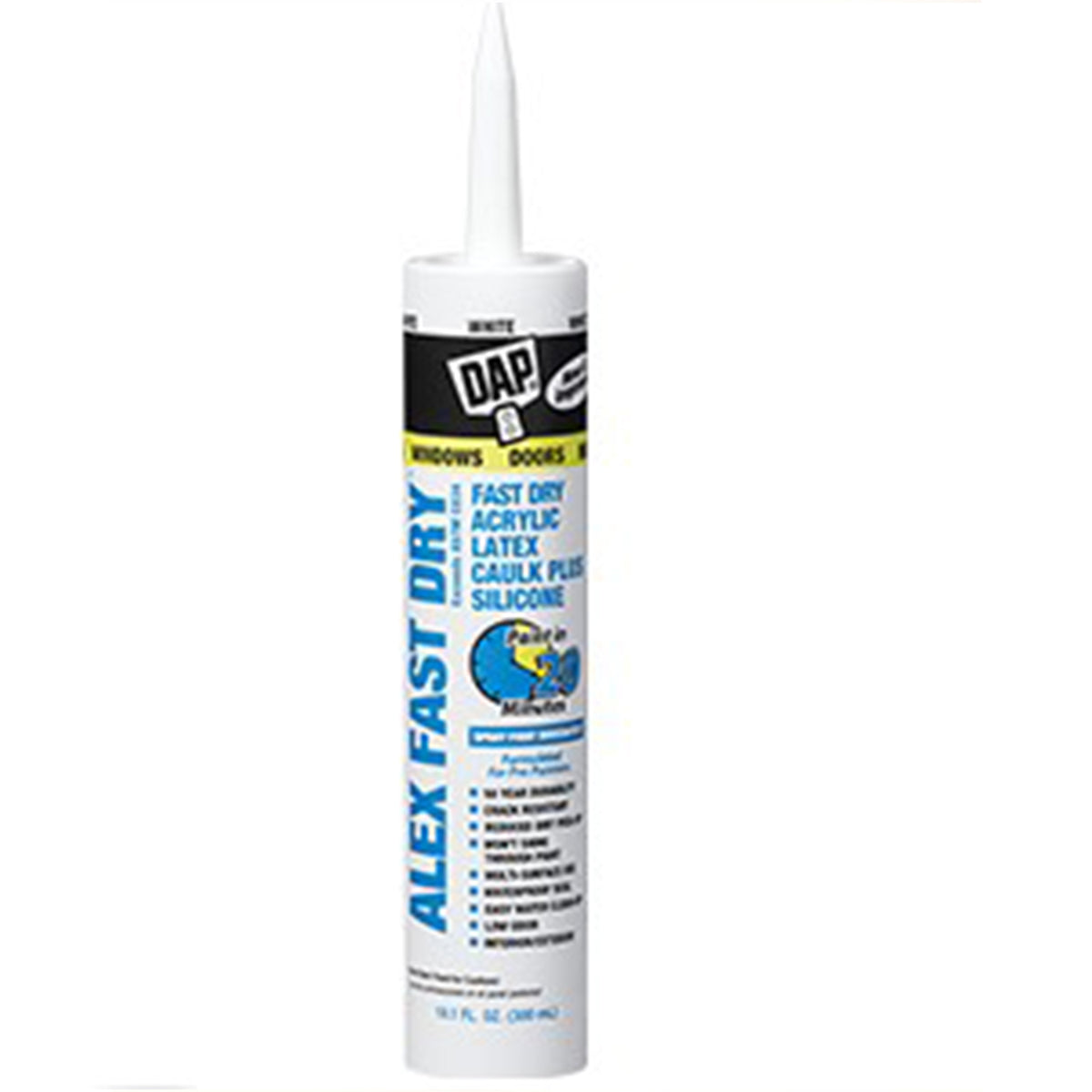 Dap 18156 10.1oz Clear Alex Plus Caulk — Painters Solutions