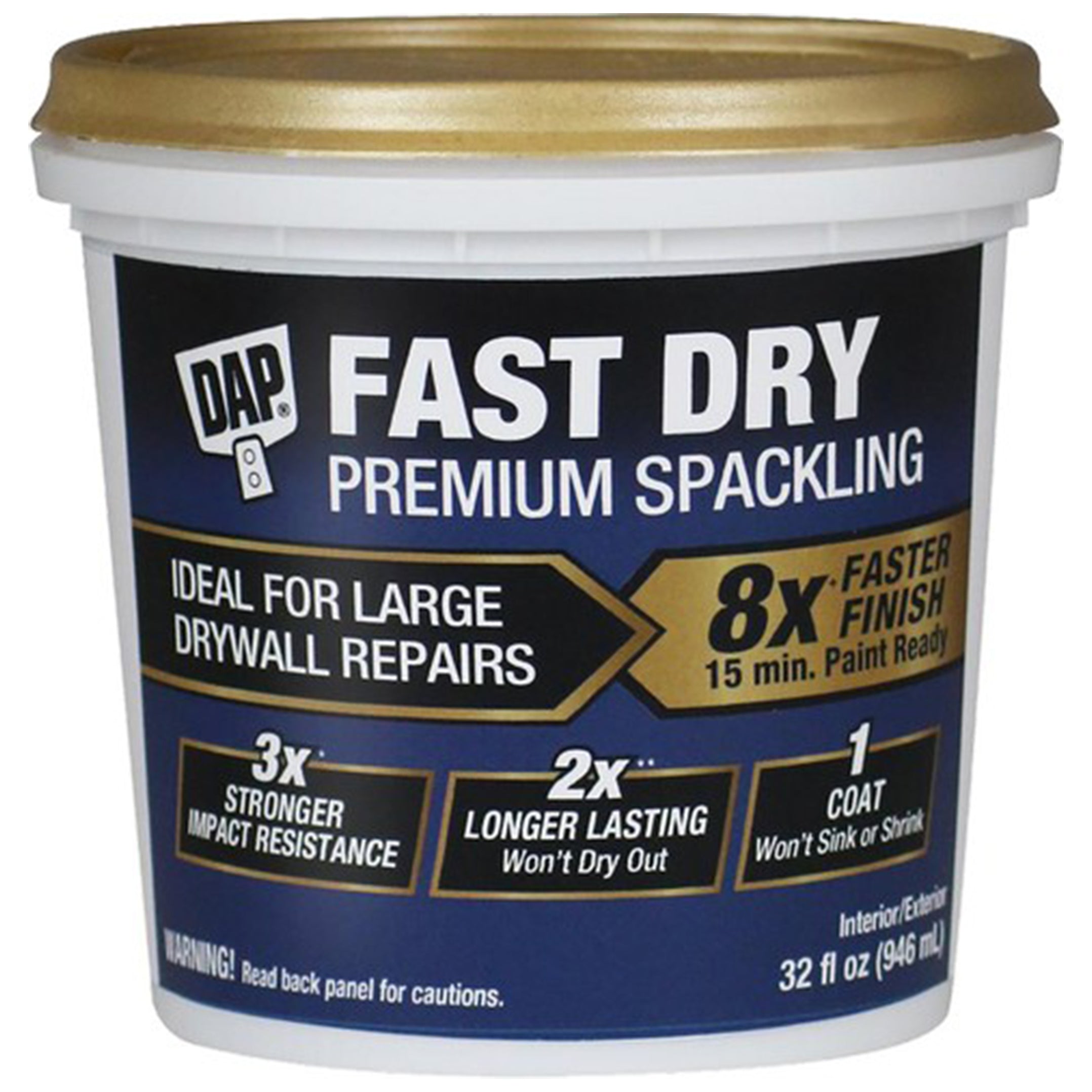 DAP 18441 Qt Fast Dry Premium Spackling — Painters Solutions