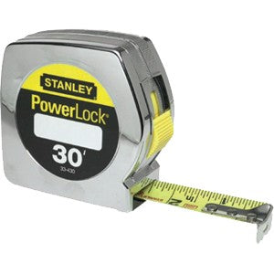 Stanley Tool 33-430 1" x 30' Powerlock Tape Rule — Painters Solutions