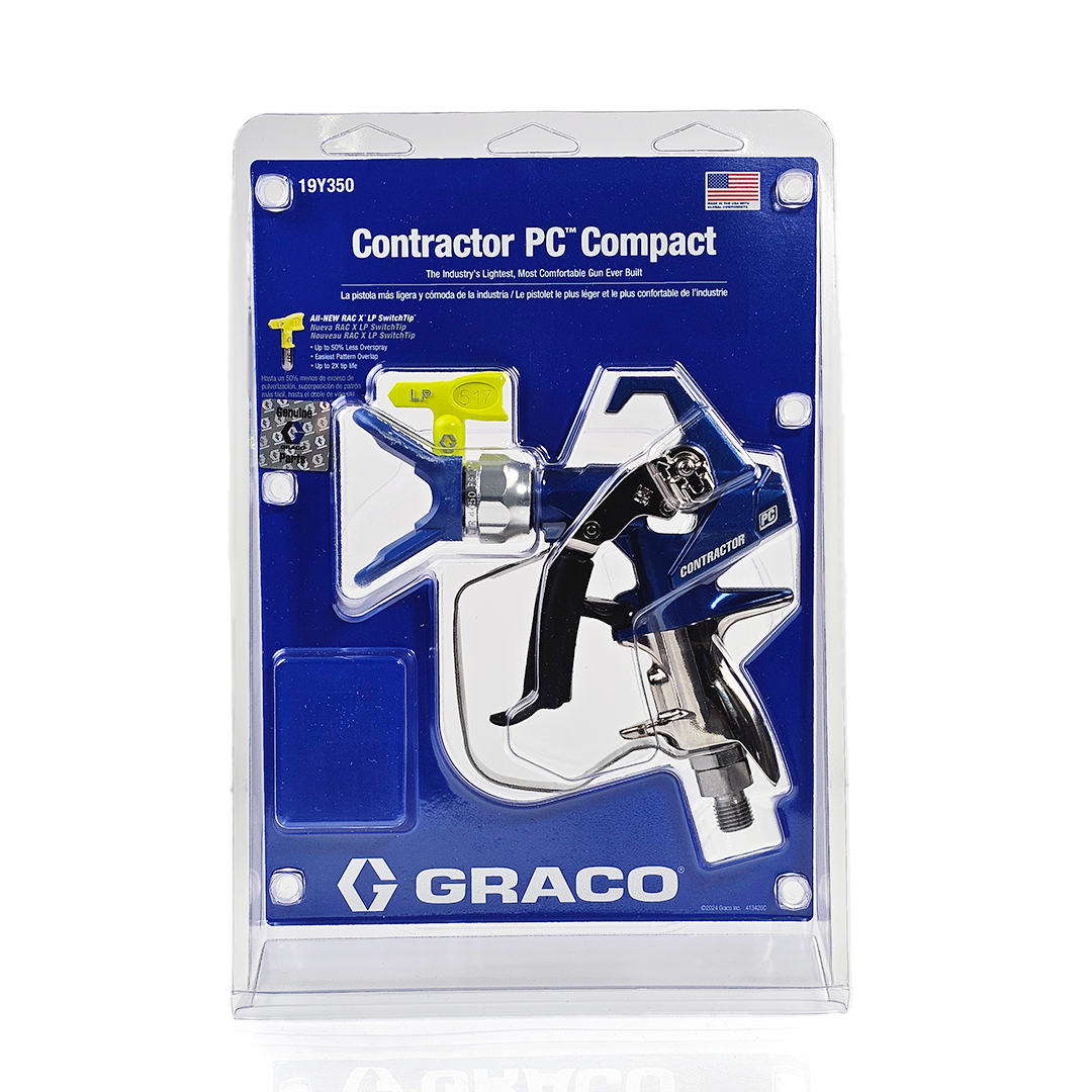 Graco 19Y350 Contractor PC Compact Airless Paint Spray Gun w/RAC X 517 ...