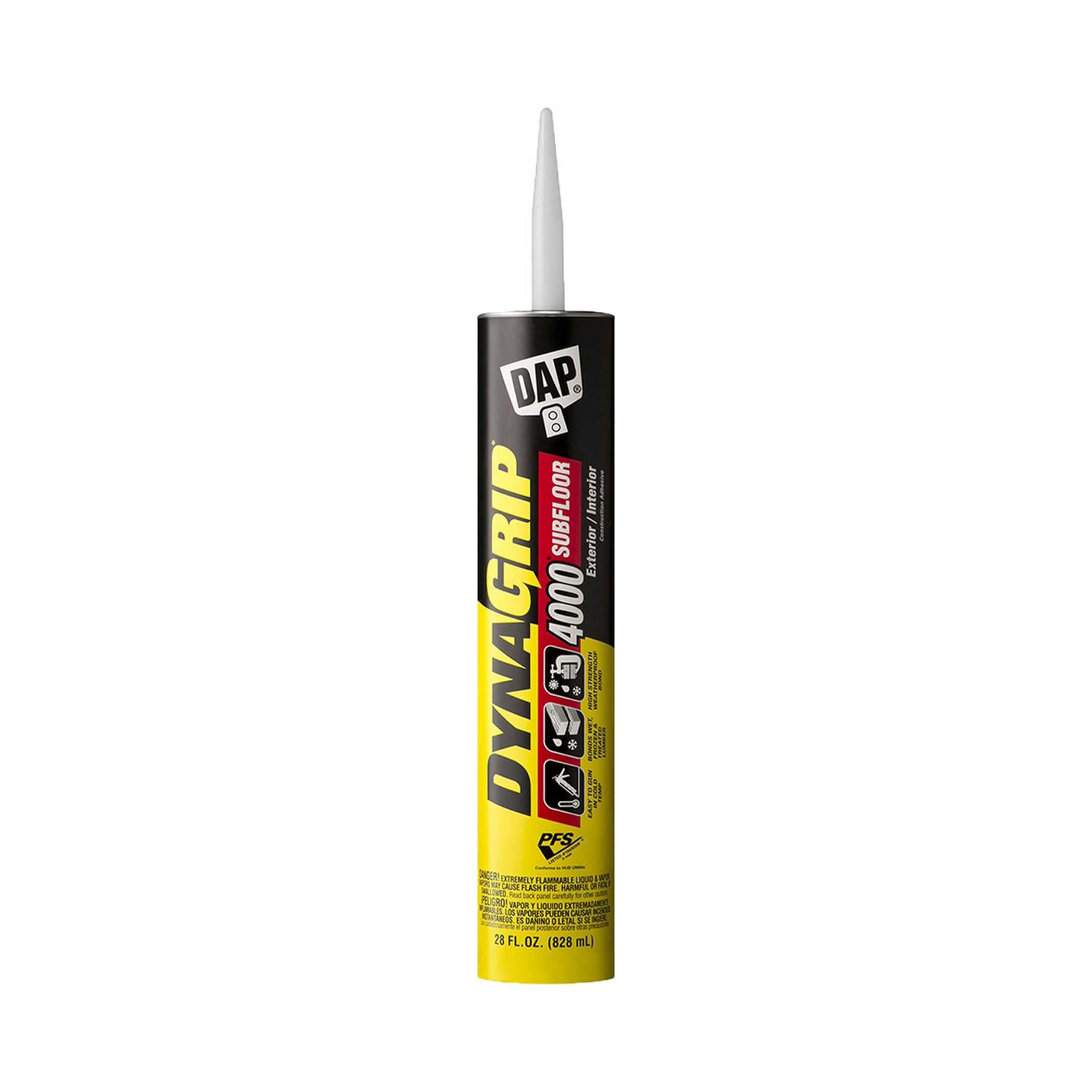DAP 25117 28oz Dynagrip 4000 Subfloor Construction Adhesive (12 PACK ...