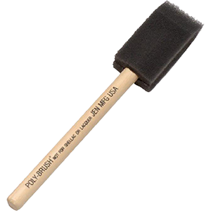 Jen 1BR 1" Poly Foam Brush ( Pack of 48) — Painters Solutions