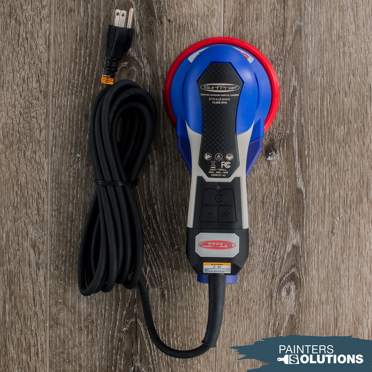 SurfPrep 5″ Electric Ray 3/16″ Random Orbital Sander (5-Hole H&L) SPES ...